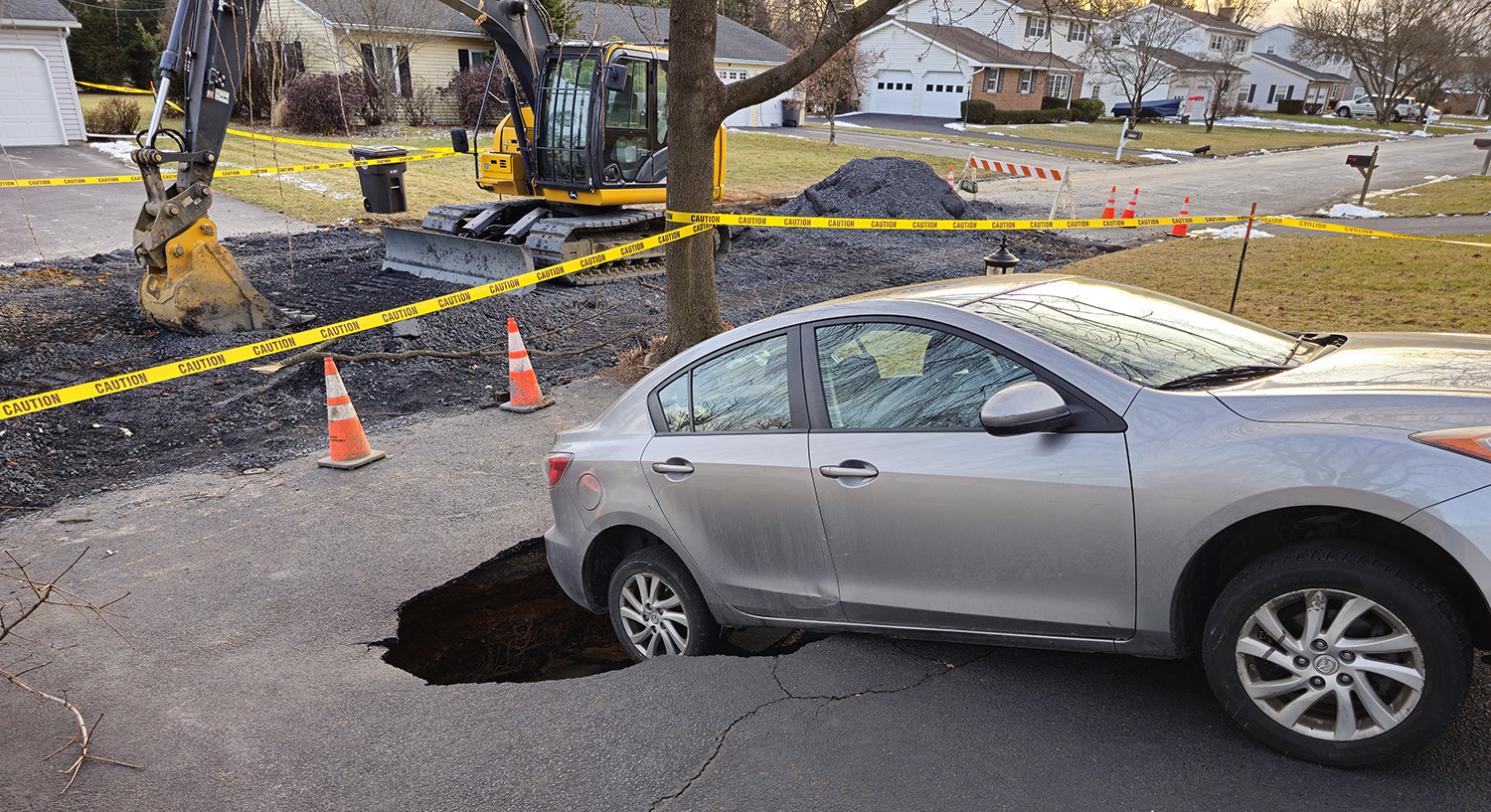Sinkhole Repair - Walters Excavating